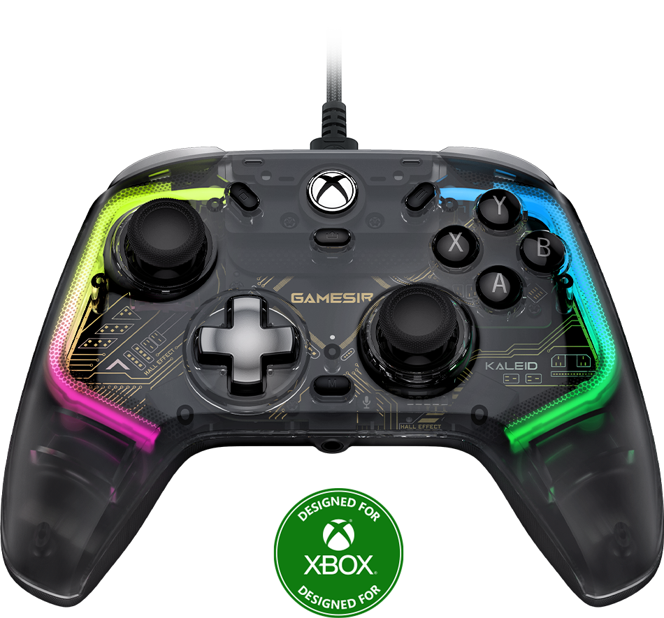 GameSir Kaleid Transparent RGB Gaming Controller For XBOX – HOYUN
